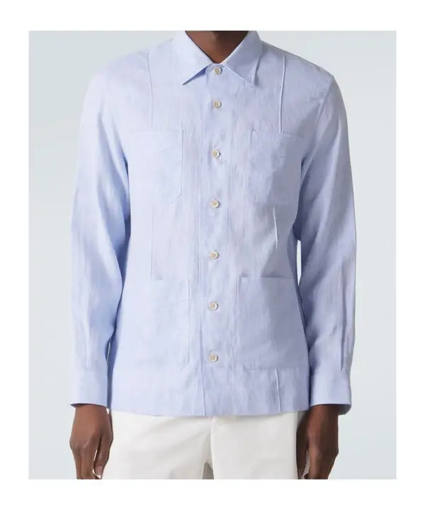 Brunello Cucinelli Linen And Cotton-blend Shirt