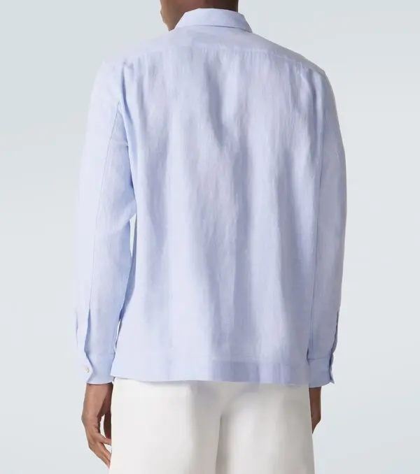 Brunello Cucinelli Linen And Cotton-blend Shirt