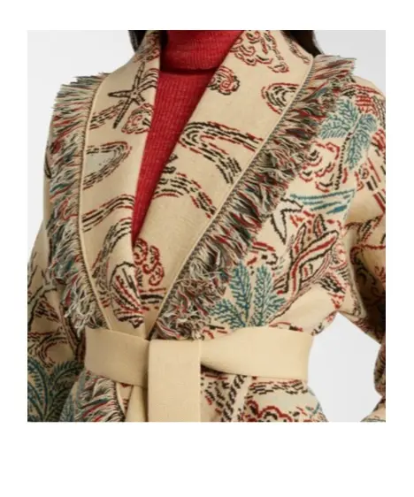 Alanui Sketched The Sea Wool Cardigan