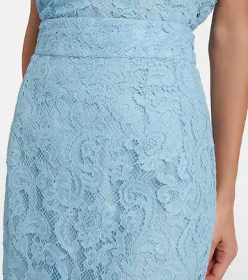 Dolce & Gabbana Lace Pencil Skirt