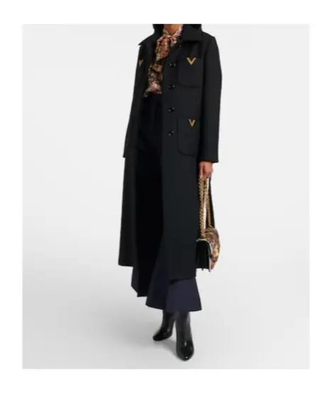 Valentino Garavani Wool And Mohair Flared Pants