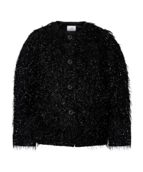 Erdem Lurex Fil Coupé Button Casual Jacket