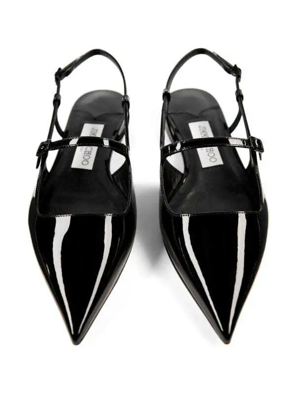 JIMMY CHOO Pointed-toe Flat Sandals