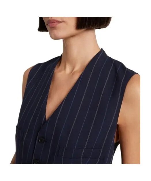 Ralph Lauren Striped Wool Vest