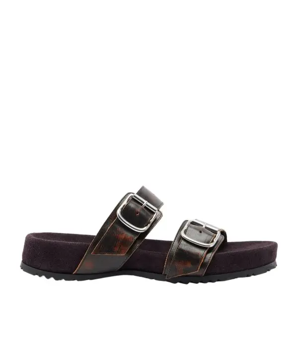 Dries Van Noten Buckle Detail Slippers