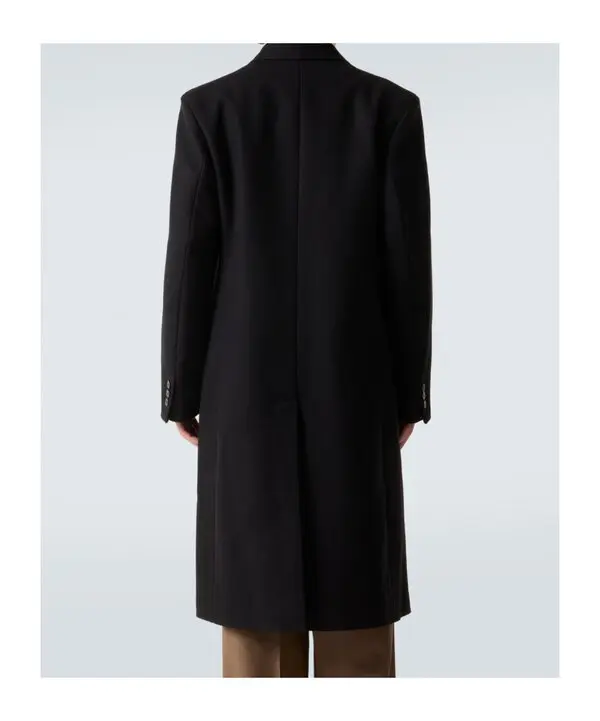 Dries Van Noten Floral Double-breasted Wool Coat