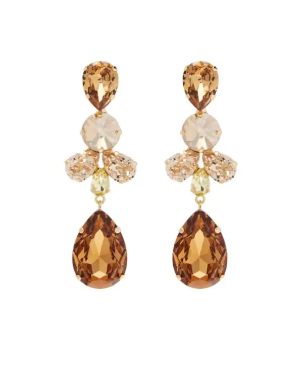 JENNIFER BEHR Jillian Gold-plated Drop Earrings