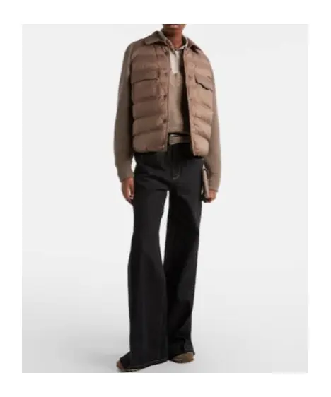 Brunello Cucinelli Wool, Cashmere, And Silk Down Jacket
