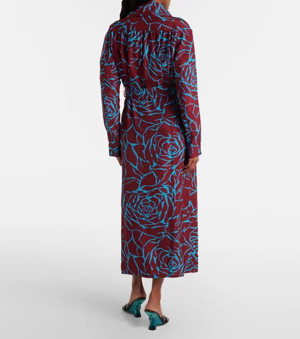 Dries Van Noten Printed Twill Coat