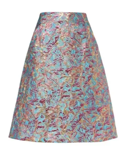 Dries Van Noten Brocade Midi Skirt
