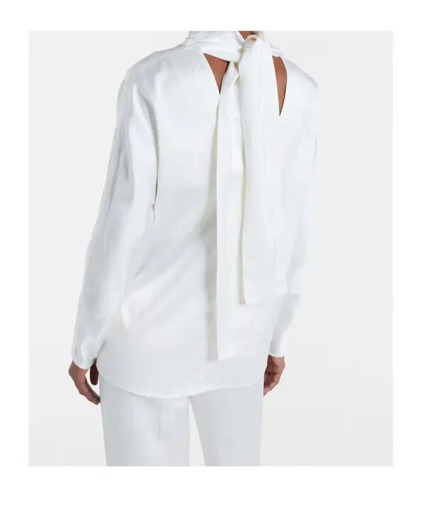 TOTEME Draped Satin Blouse