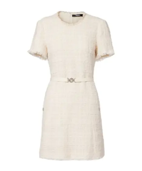 Versace Medusa '95 Cotton-blend Tweed Minidress