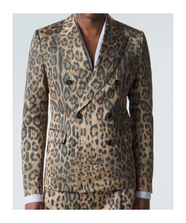 Dolce & Gabbana Leopard-print Cotton-blend Blazer
