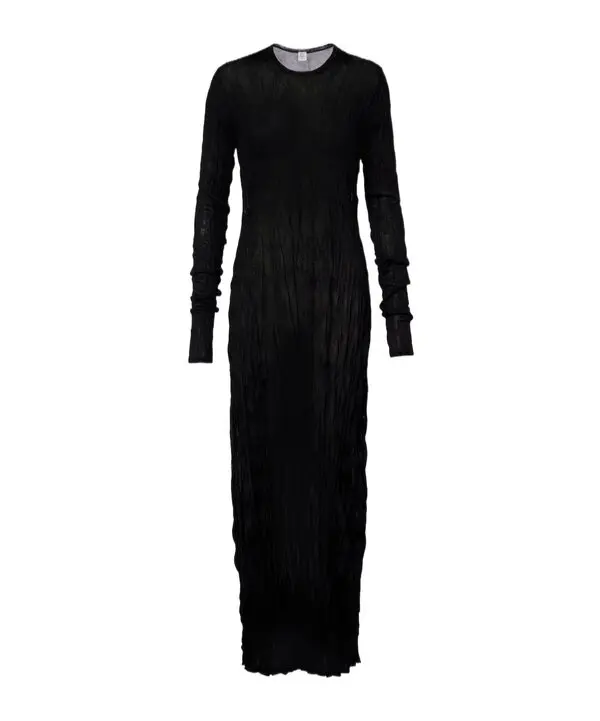 TOTEME Pleated Maxi Dress