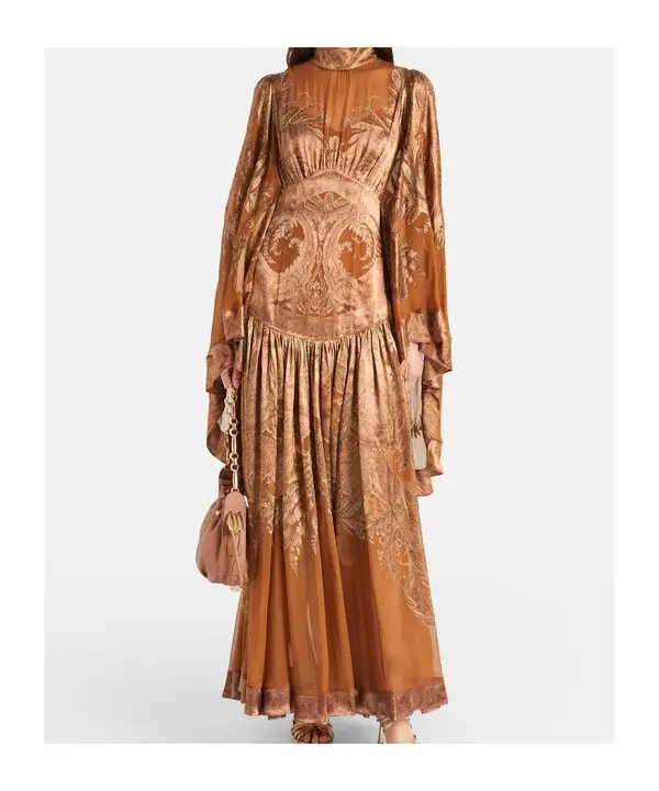 Zimmermann Memento Burnout Paisley Gown