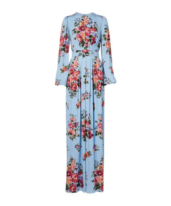 Dolce & Gabbana Floral Silk-blend Gown