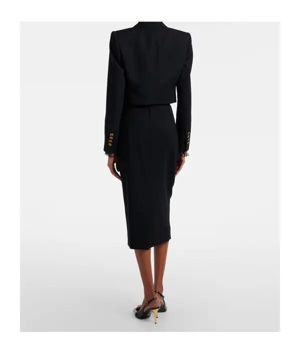 Dolce & Gabbana Wool-blend Pencil Skirt