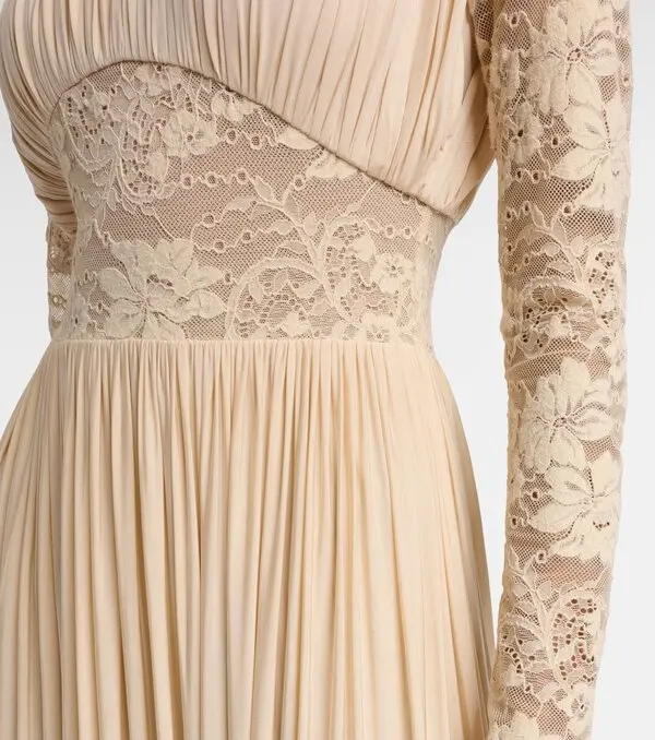 Zimmermann Rebellion Draped Lace Gown