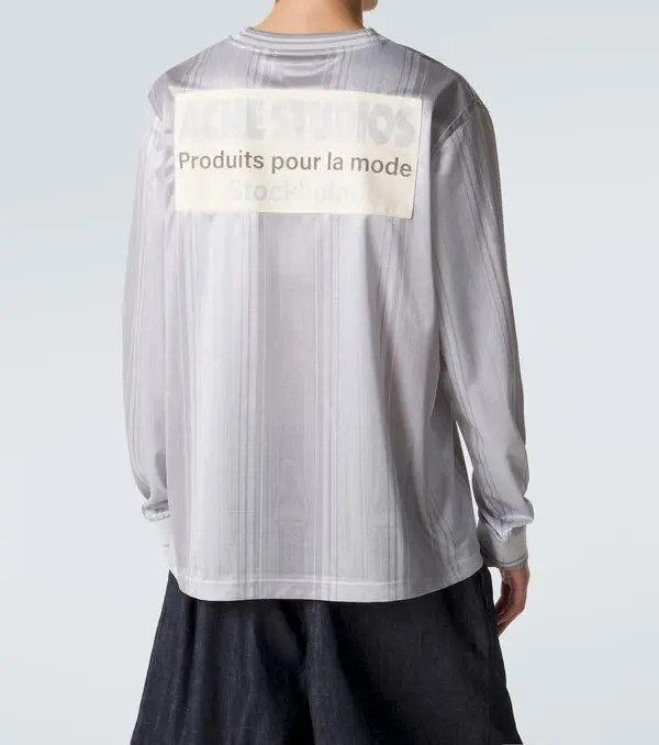 Acne Studios Logo Striped T-shirt