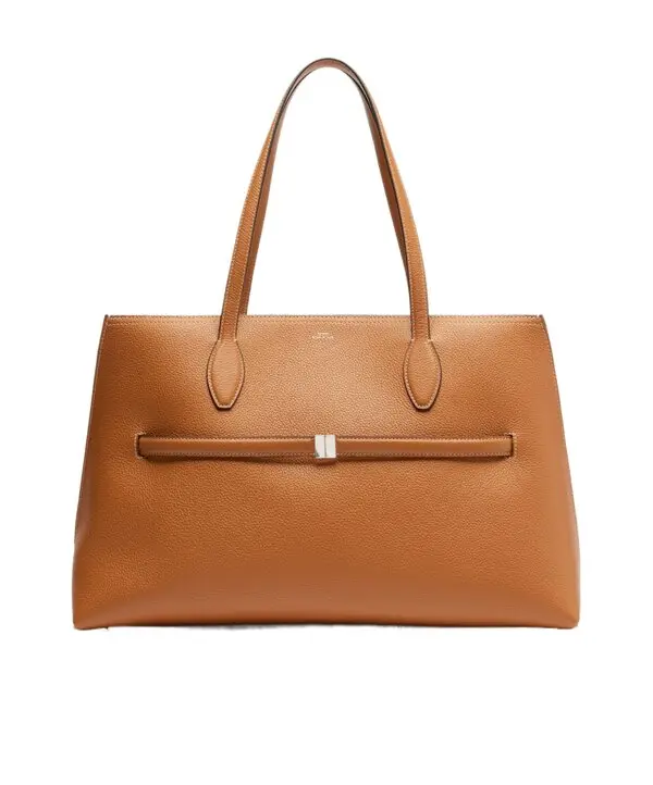 TOTEME Lounge Large Leather Tote Bag - Brown
