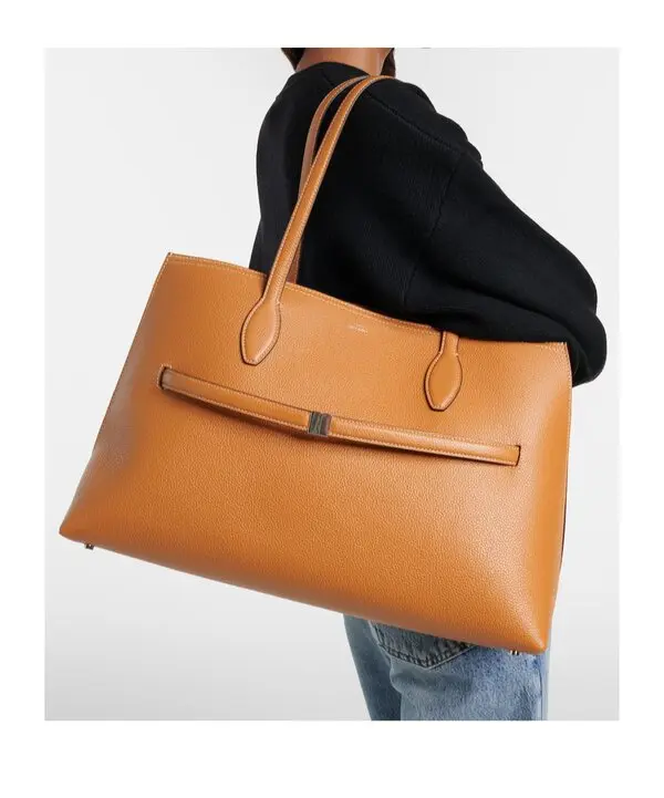 TOTEME Lounge Large Leather Tote Bag