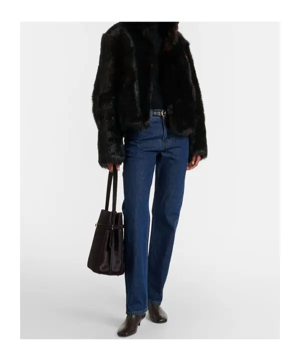 TOTEME Leather Ankle Boots
