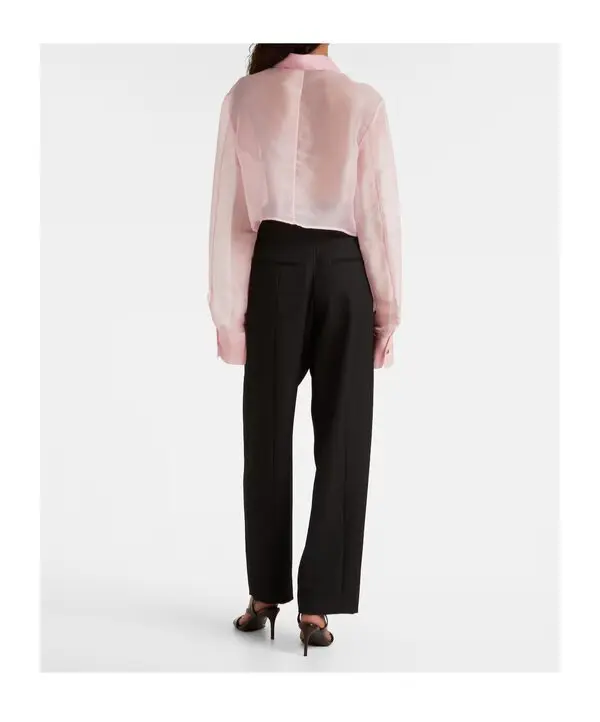 Khaite Jasen Silk Organza Shirt