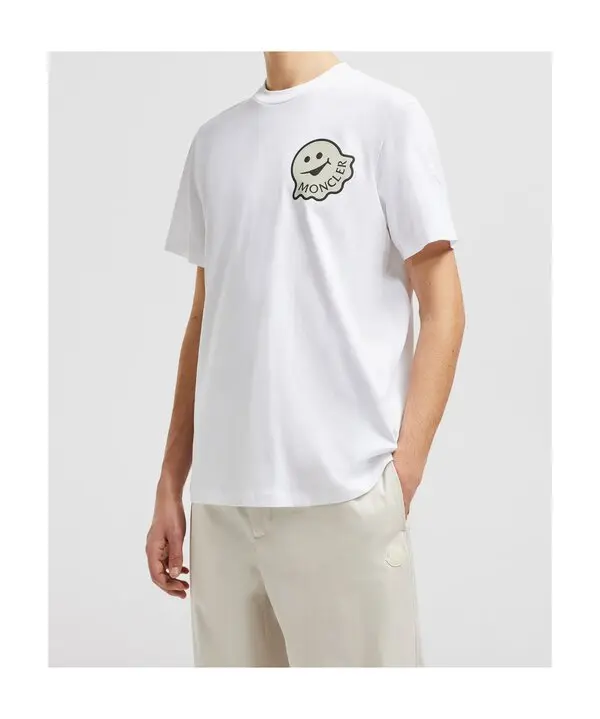 Moncler Cartoon Logo Cotton T-shirt