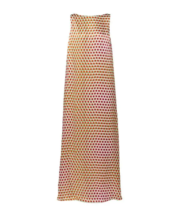 Dries Van Noten Polka-dot Silk Gown