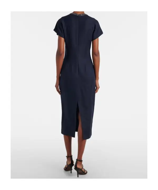 Brunello Cucinelli Monili Midi Dress
