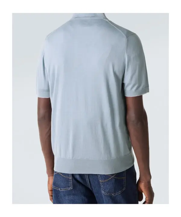 Brunello Cucinelli Cotton Pique Polo Shirt