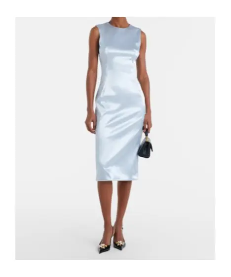Dolce & Gabbana Satin Midi Dress