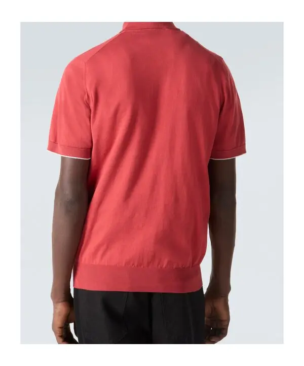 Brunello Cucinelli Cotton Pique Polo Shirt