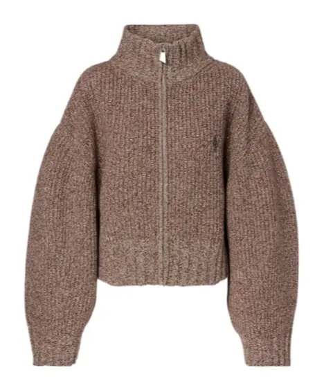 Attico Solid Color Casual Knitted Sweater