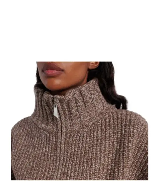Attico Solid Color Casual Knitted Sweater