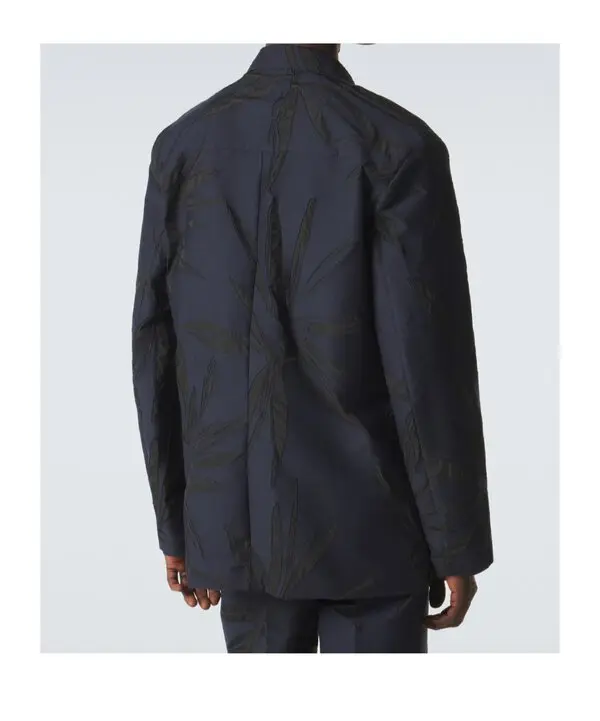 Dries Van Noten Cotton-blend Jacquard Blazer