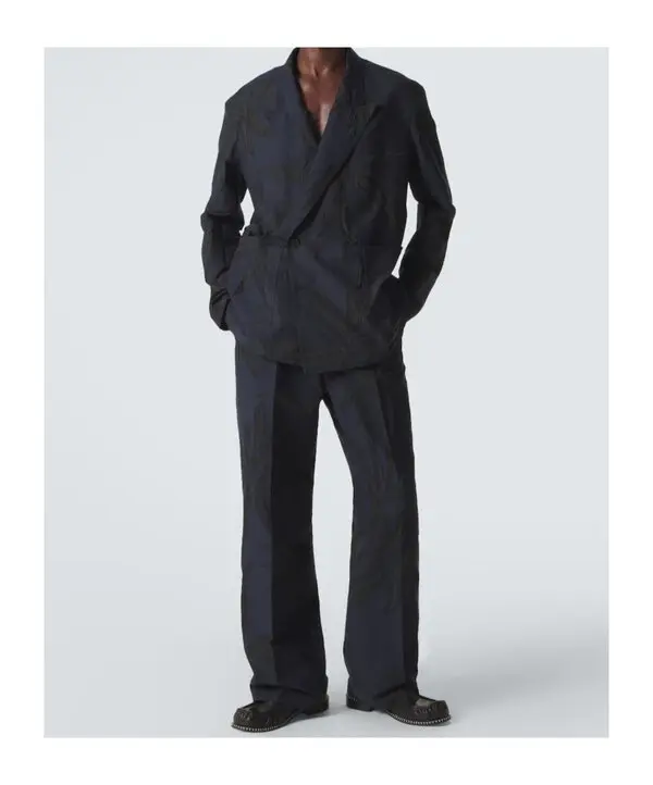 Dries Van Noten Cotton-blend Jacquard Blazer