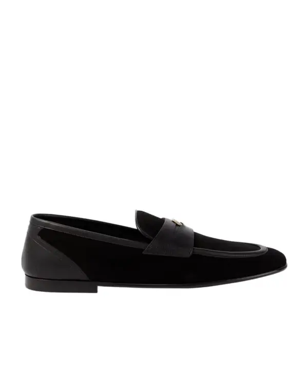 Dolce & Gabbana Ariosto Logo Detail Loafers