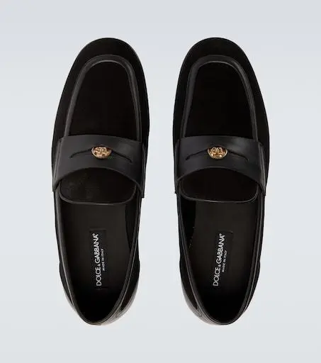 Dolce & Gabbana Ariosto Logo Detail Loafers