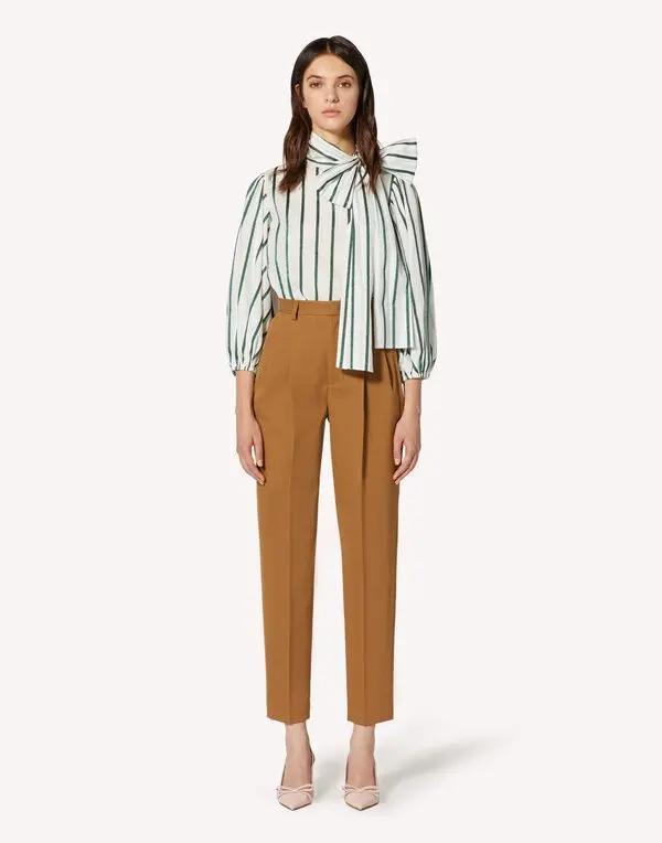 Red Valentino High-rise Tapered Trousers