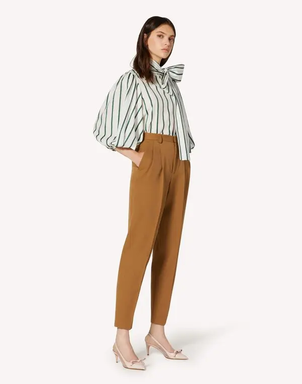 Red Valentino High-rise Tapered Trousers