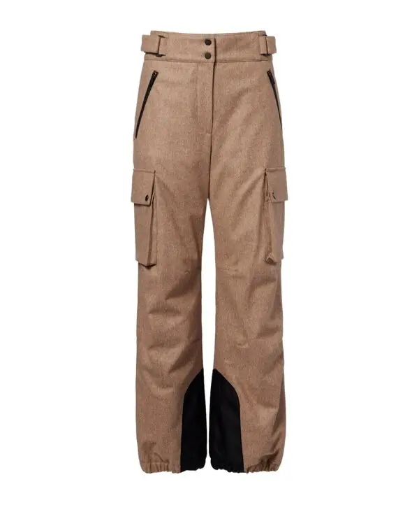 Brunello Cucinelli Virgin Wool Flannel Cargo Pants