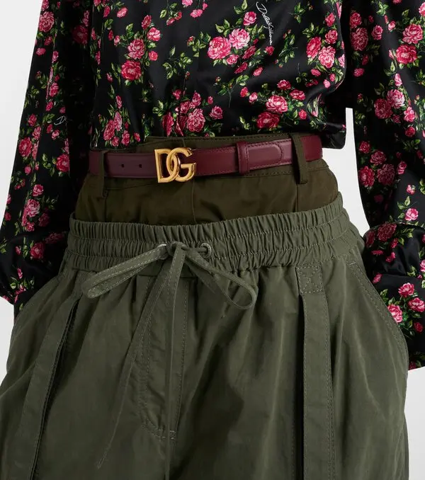 Dolce & Gabbana Dg Leather Belt