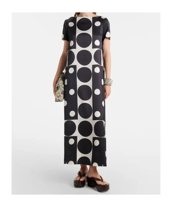 Dries Van Noten Printed Pattern Dress