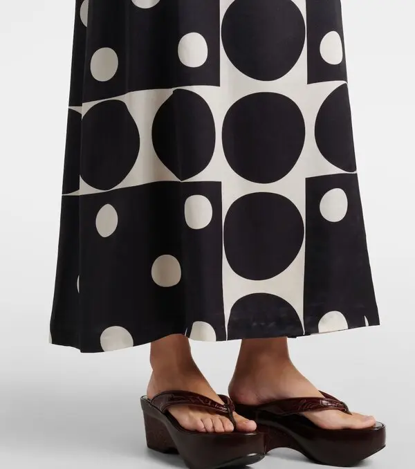 Dries Van Noten Printed Pattern Dress