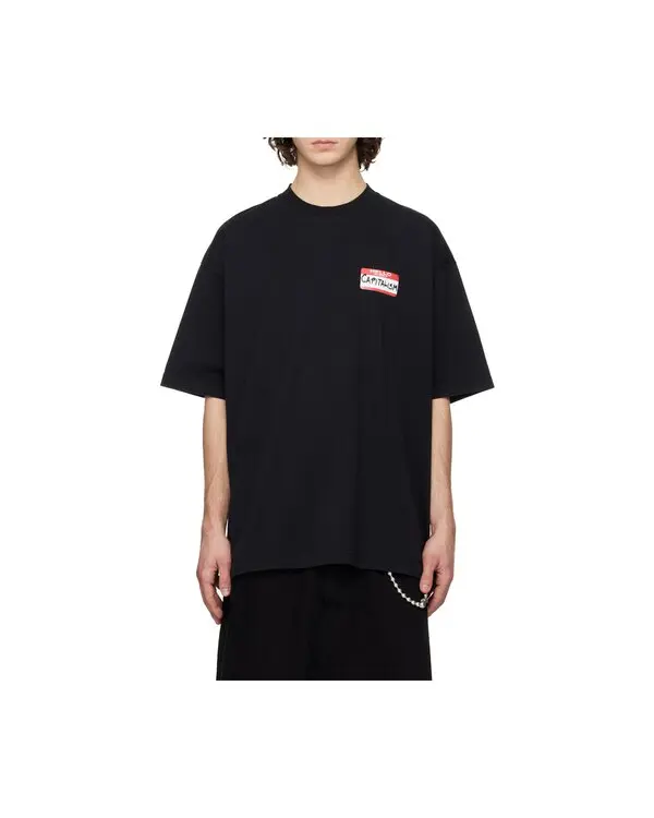 Vetements Name Tag Crewneck T-shirt