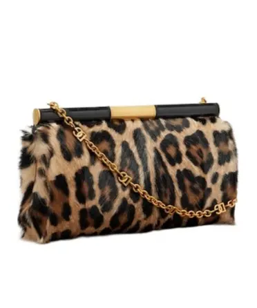 Dolce & Gabbana Leopard Print Underarm Bag