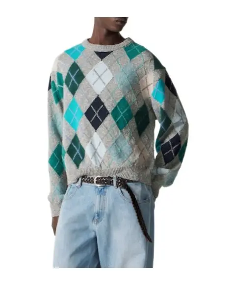 ERL Diamond Pattern Sweater