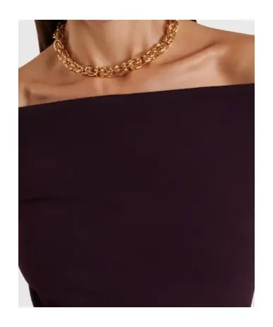 Solace London Kori Off-shoulder Gown With Bow Detail