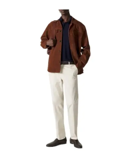 LARDINI Suede Shirt Jacket
